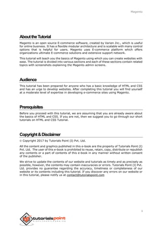 Magento tutorial | PDF