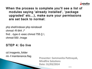 Issues and solutions for Magento upgrade(1.8.0.1) | PPT