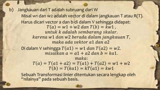 matematika geodesi-transformasi linier | PPTX