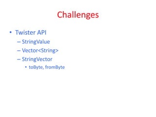 Implementation of Classifier tool in Twister (Iterative MapReduce) | PPT