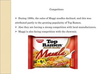 Maggi | PPT | Advertising Industry | Industries