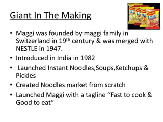 Maggi presentation | PPT