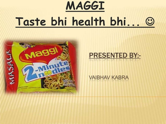 Maggi | PPTX