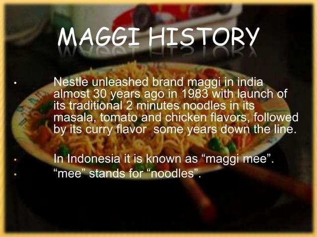 Maggi | PPTX