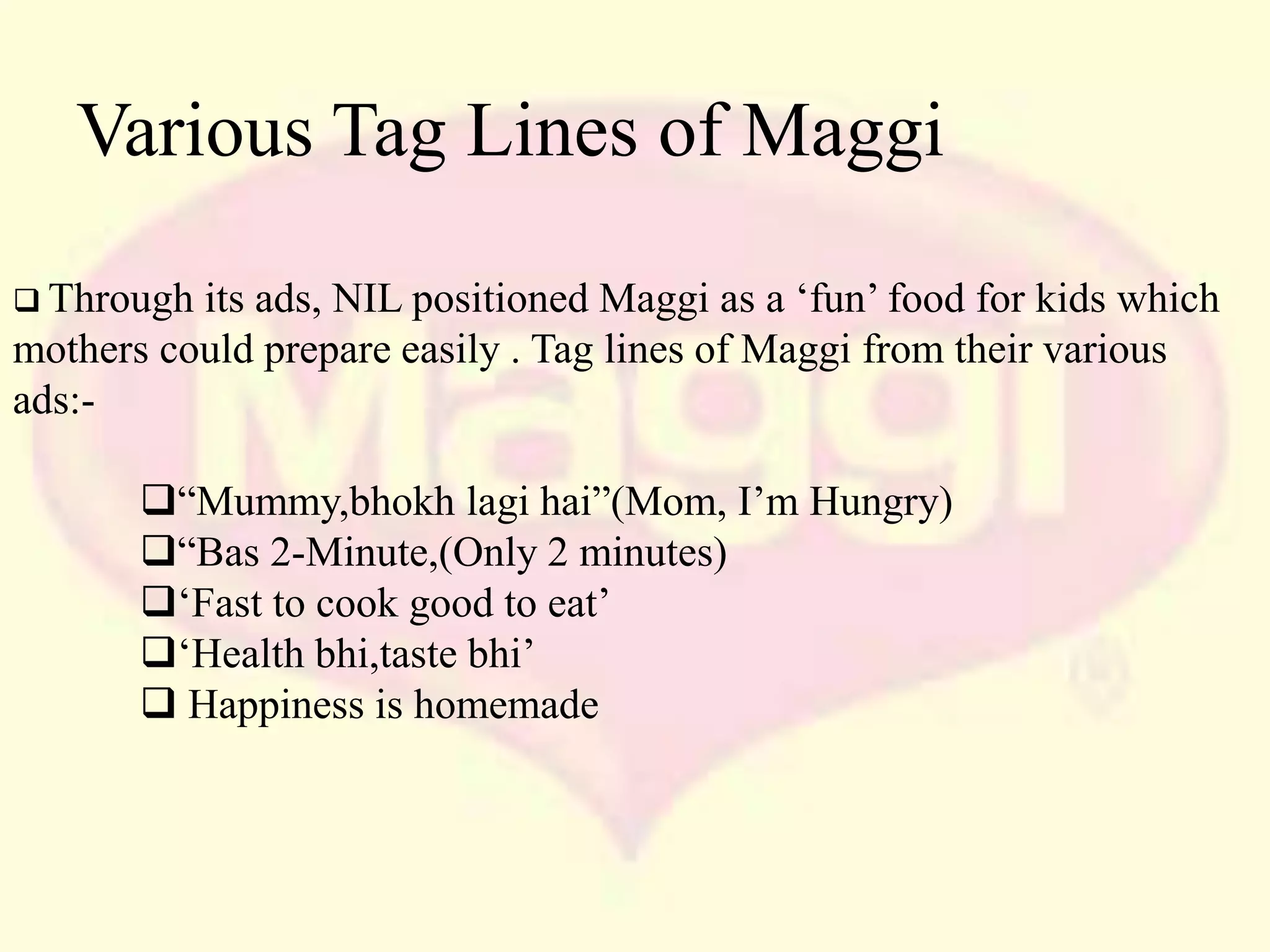 Maggi | PPT