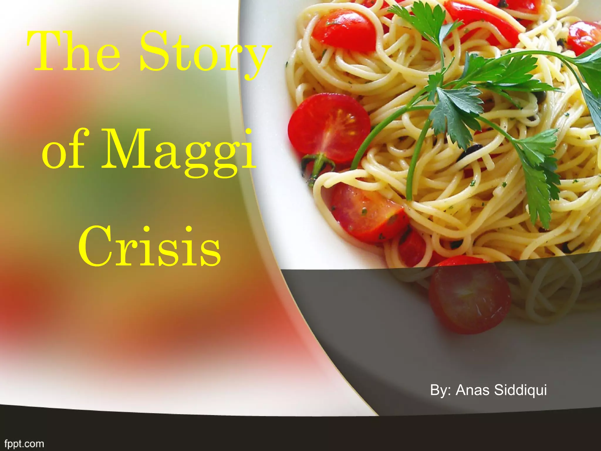 Maggie crisis | PPT