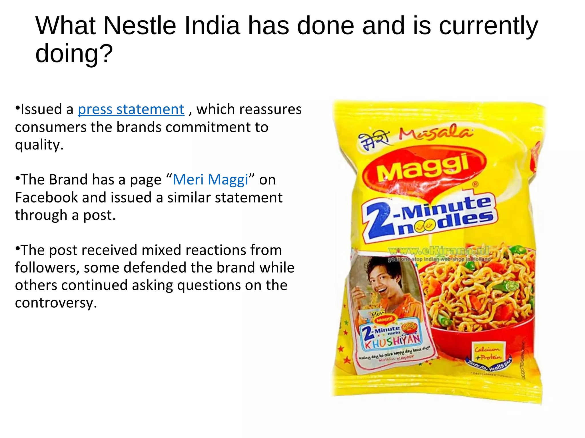 Maggie crisis | PPT
