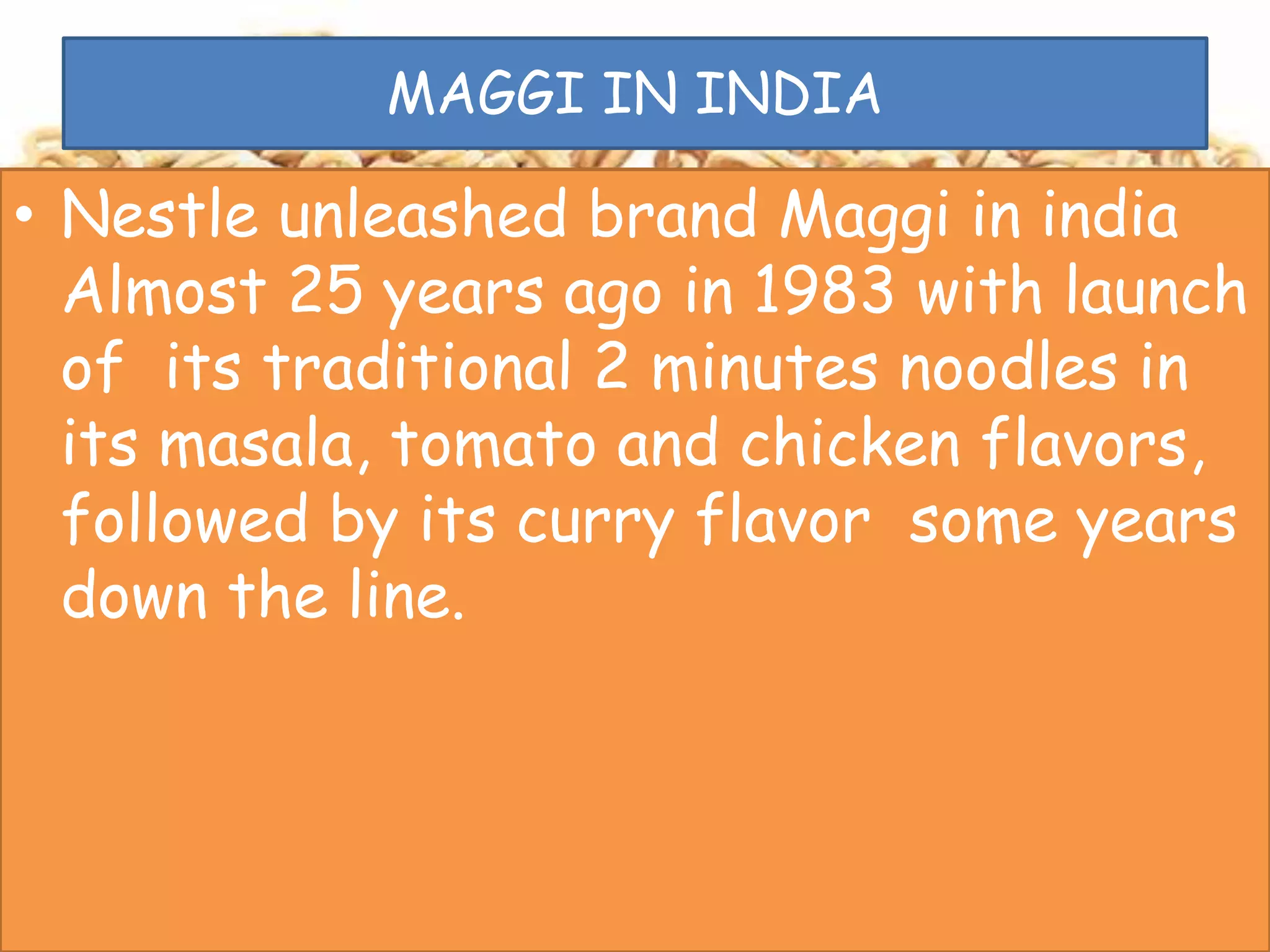 Maggi ban | PPTX