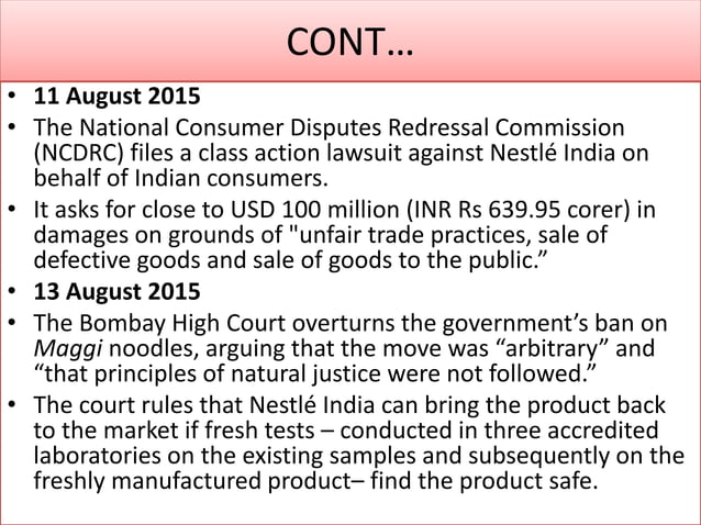 Maggi ban | PPTX