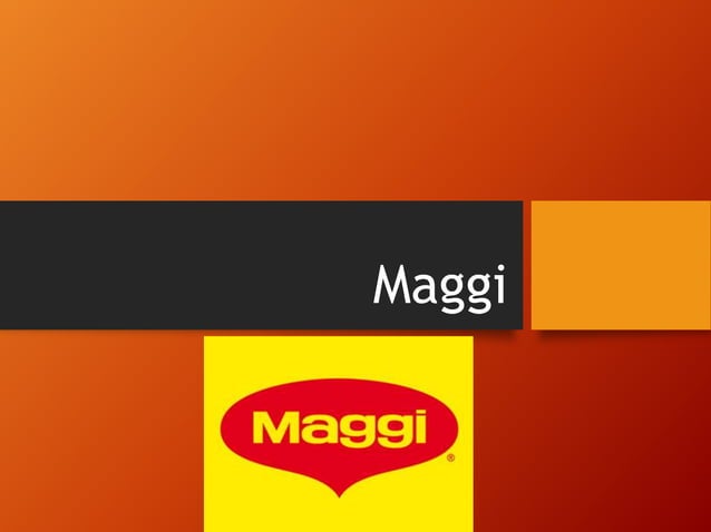 Maggi | PPTX