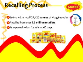 The Maggi Crisis | PPTX