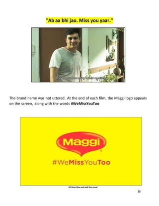 Maggi marketing strategy | DOCX