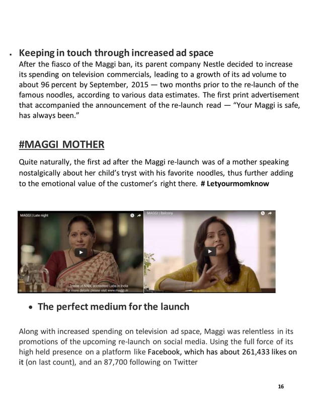 Maggi marketing strategy | DOCX
