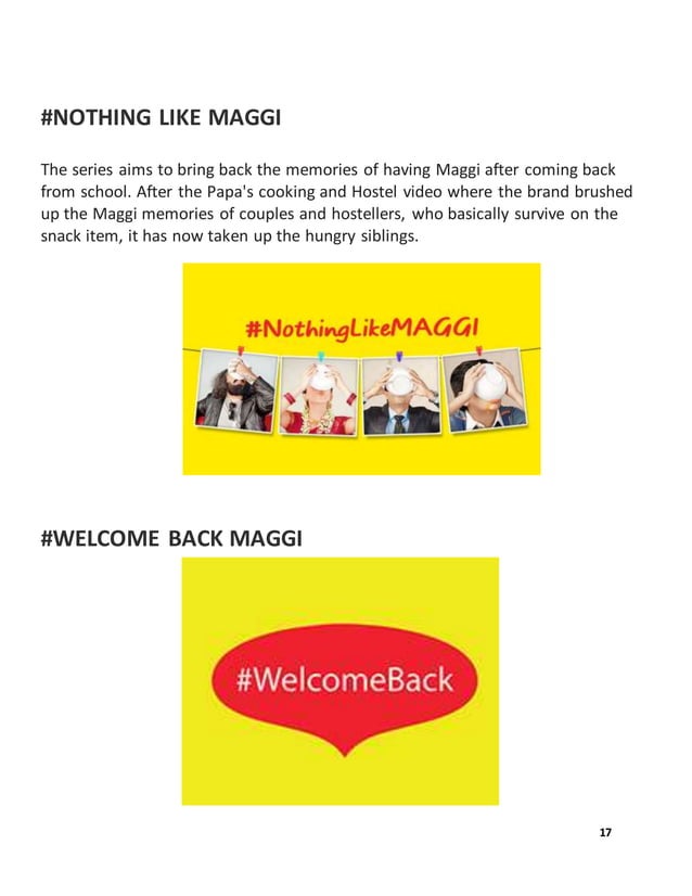Maggi marketing strategy | DOCX