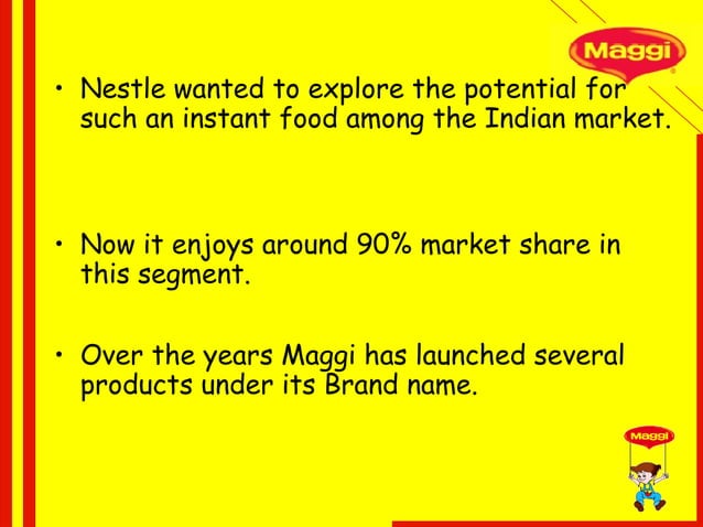 MAGGI BEST MARKETING STRATEGIES | PPT