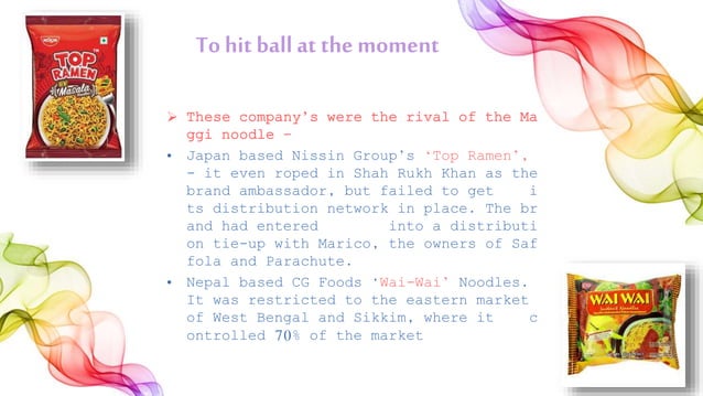 Maggi case study | PPTX