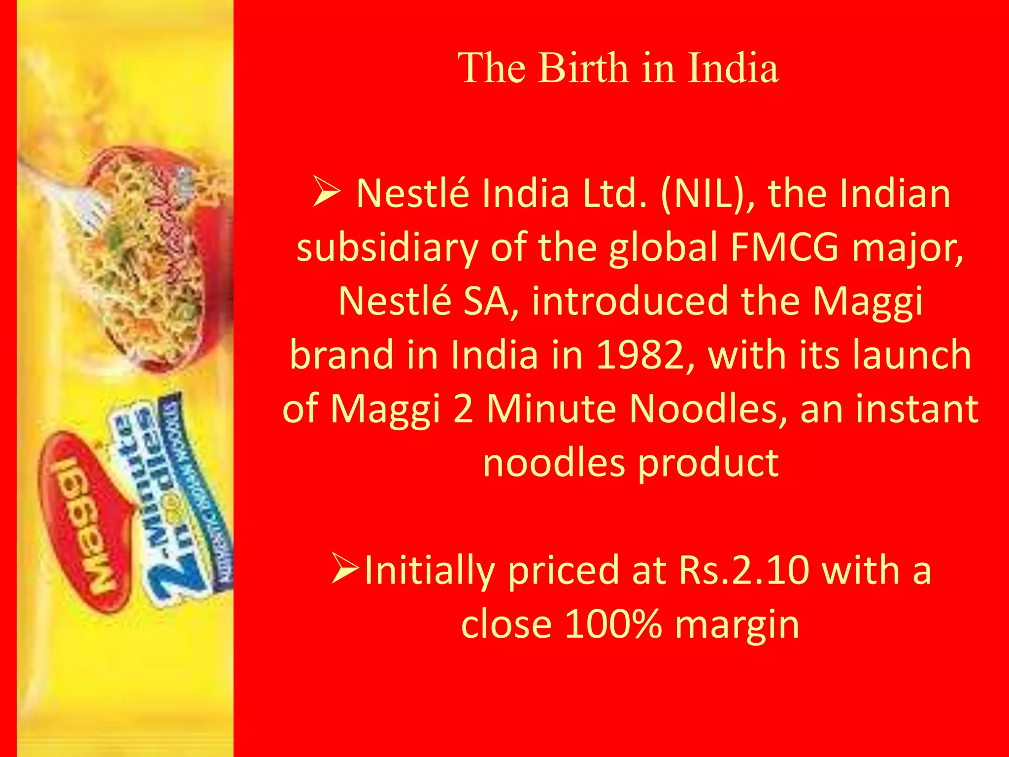 Maggi complete journey | PPTX