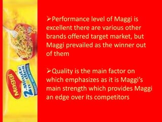 Maggi complete journey | PPTX