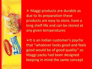Maggi complete journey | PPTX