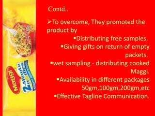 Maggi complete journey | PPTX