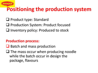 Operational strategies of Maggi | PPTX