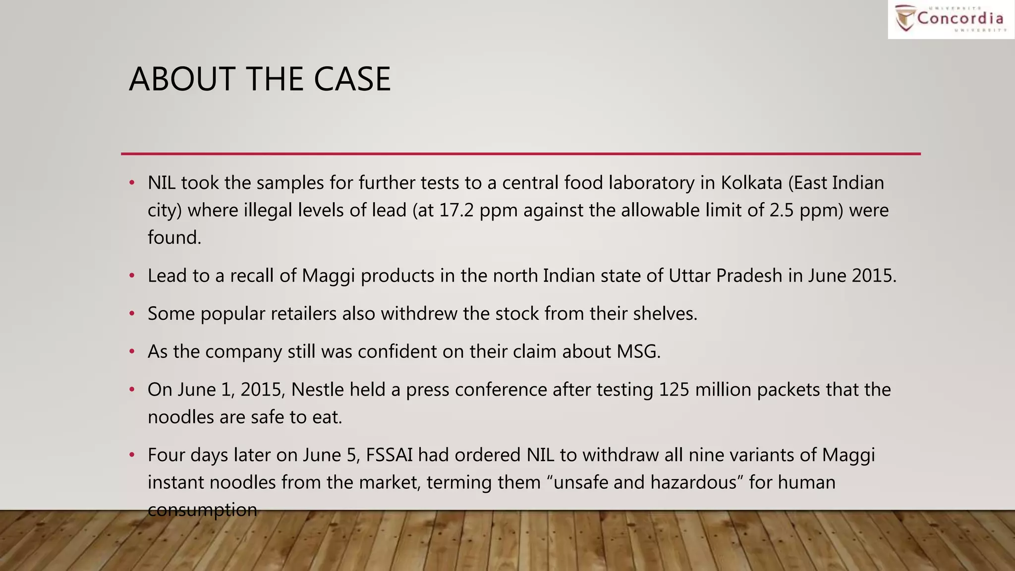 Maggi noodles Case Study | PPTX