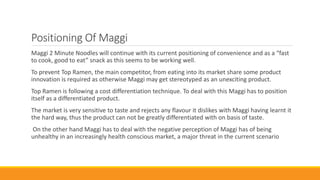 Maggi noodles marketing plan | PPTX