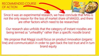 Maggi Research | PPTX