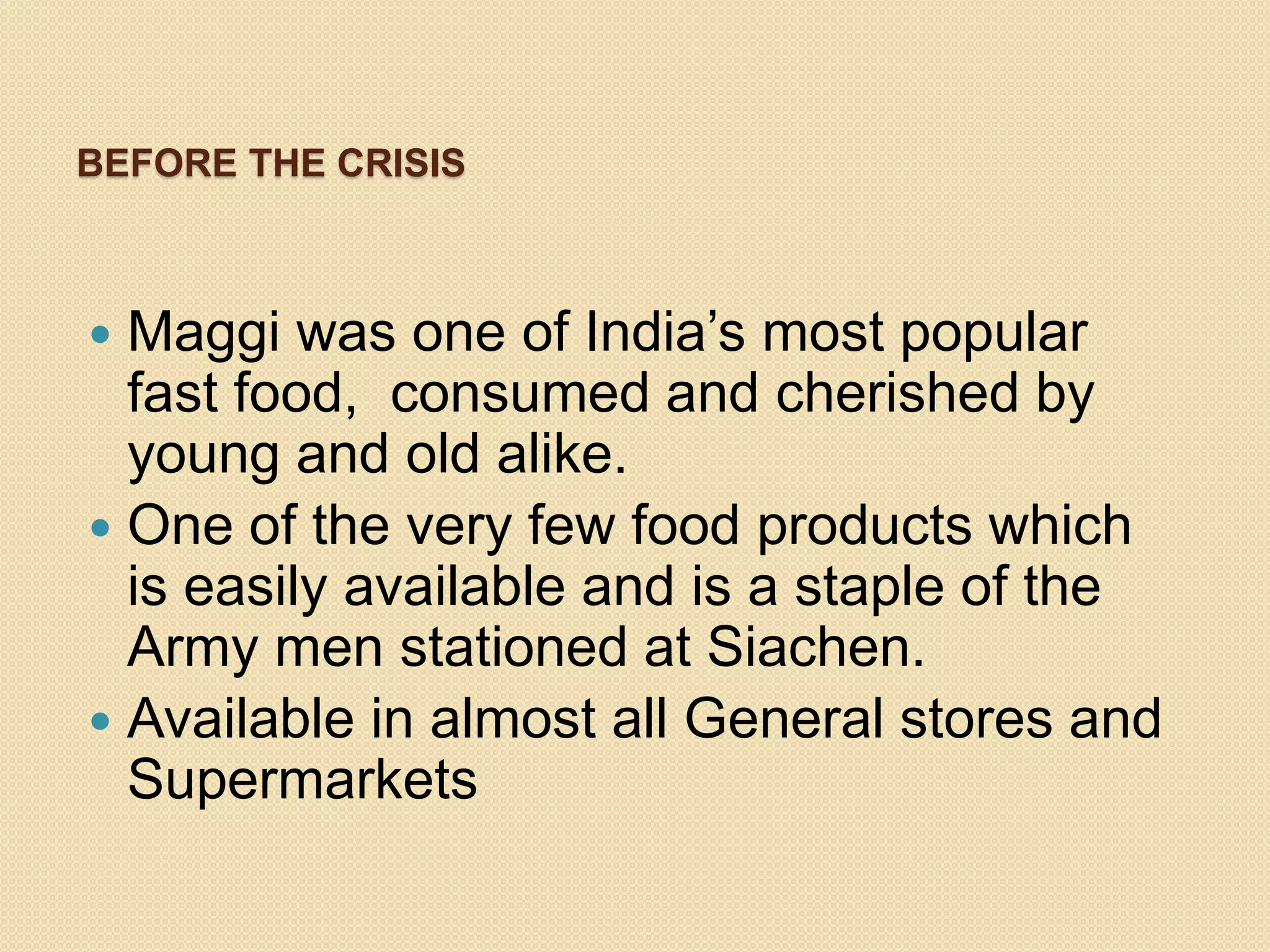 Maggi – why orm is important | PPTX