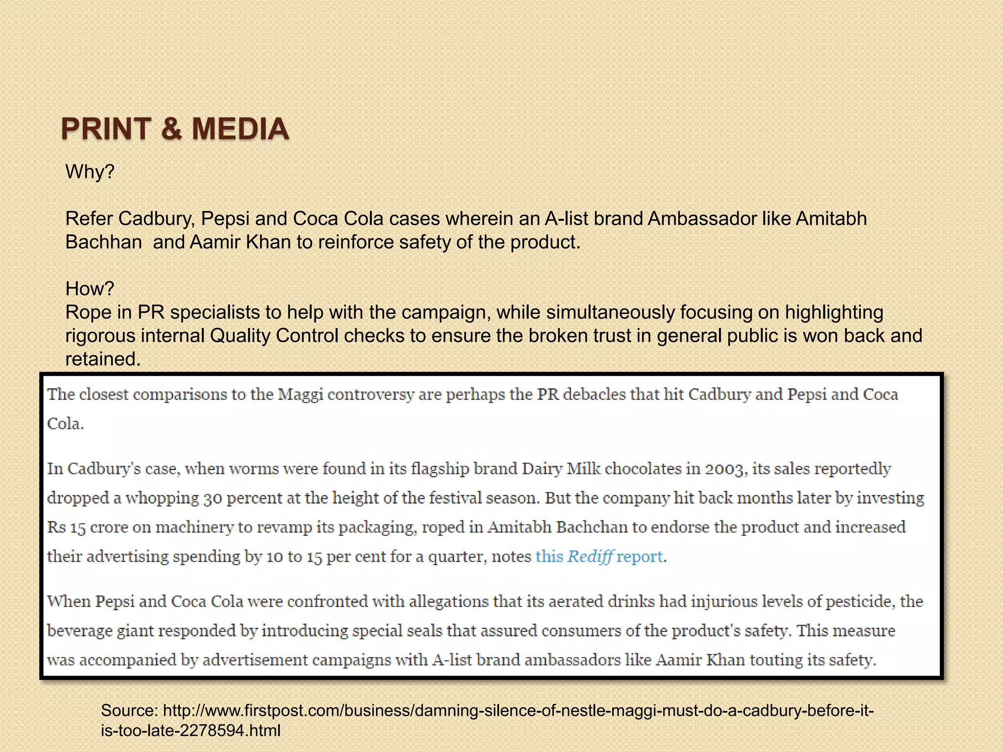 Maggi – why orm is important | PPTX
