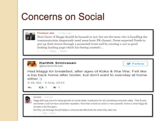 Maggi – why orm is important | PPTX | Social Networking | Internet