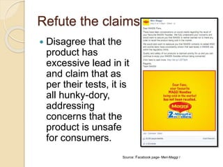 Maggi – why orm is important | PPTX | Social Networking | Internet