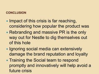 Maggi – why orm is important | PPTX | Social Networking | Internet