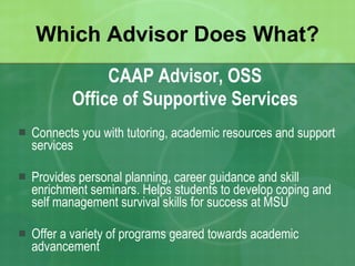 Academic Advising 101 | PPT | College Planning | College Education