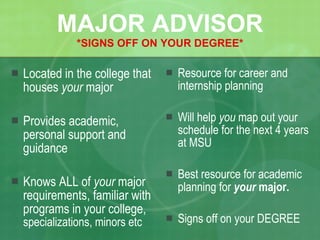 Academic Advising 101 | PPT | College Planning | College Education