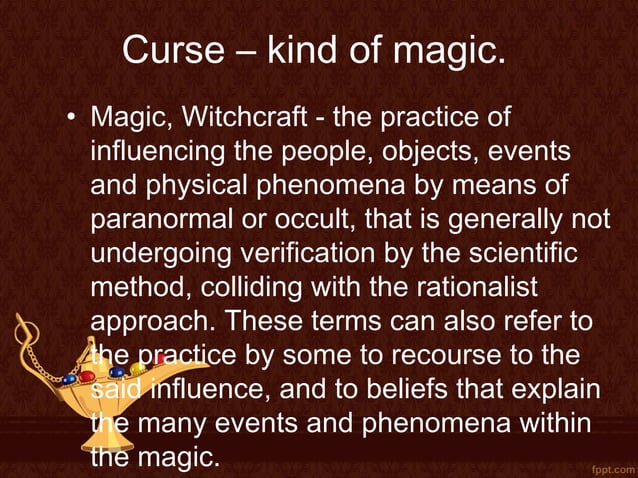 What is curse? | PPT