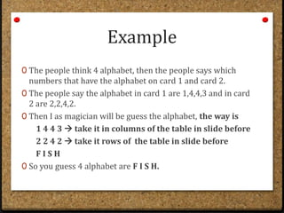 Magic mathemathic | PPT