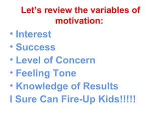 Magic Of Motivating Students | PPT | Educational Assessment | Education