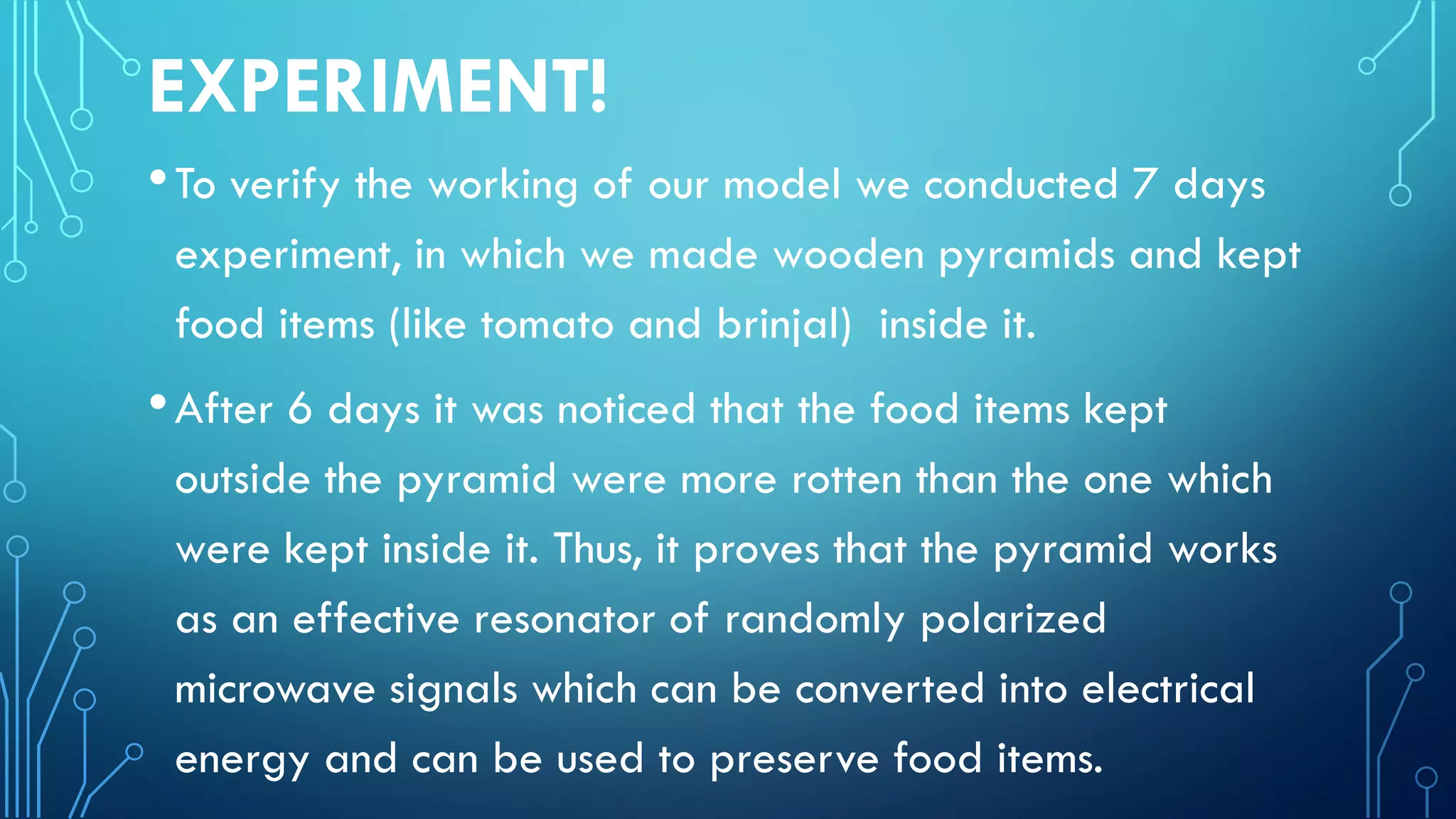 Magical power of pyramid for food preservation by Mridul Sharma | PDF