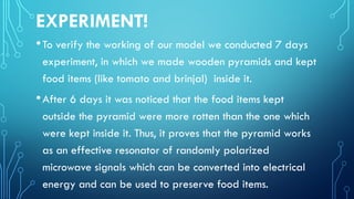 Magical power of pyramid for food preservation by Mridul Sharma | PDF ...