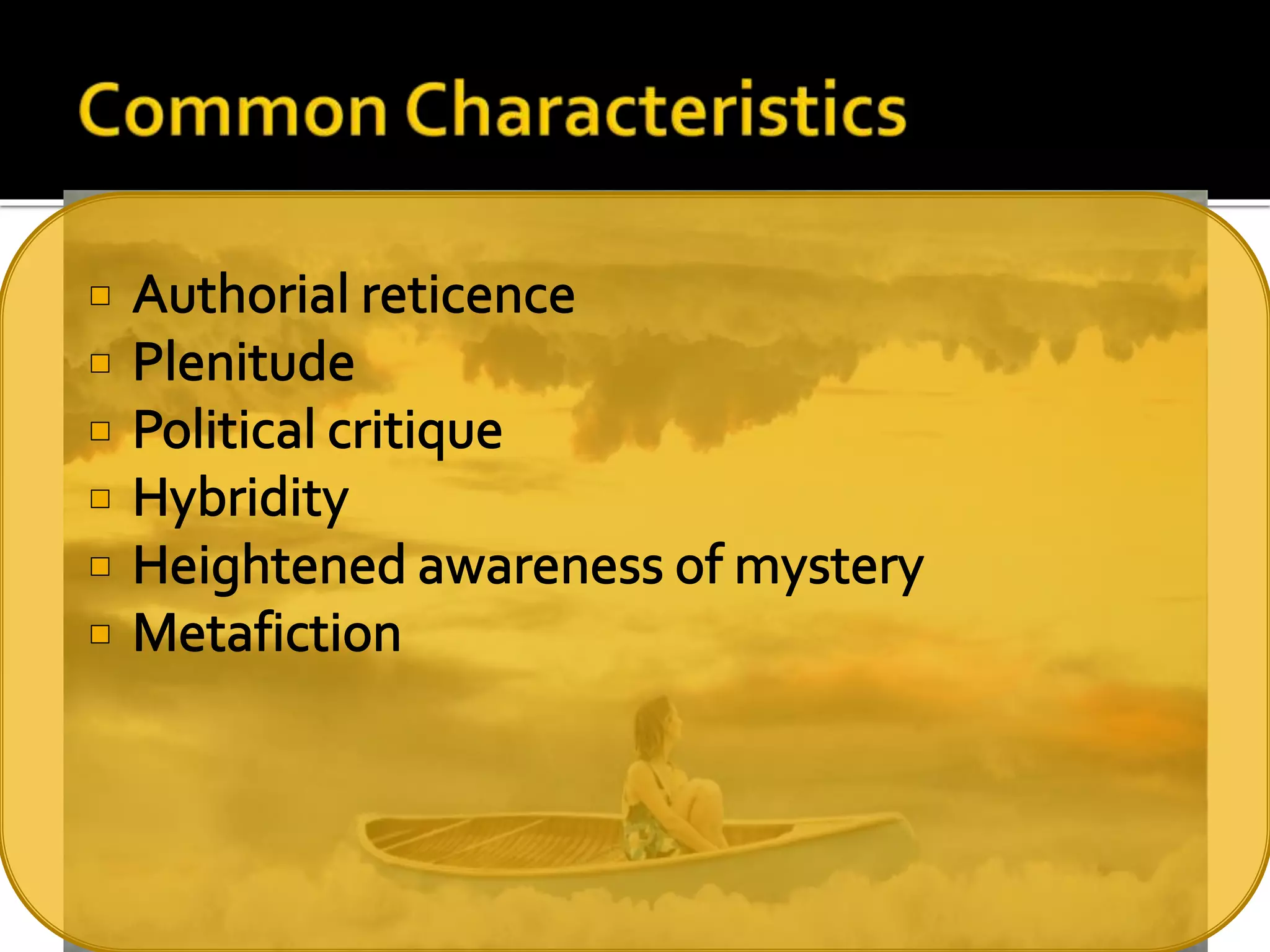 Magical realism definition and characteristics | PPTX