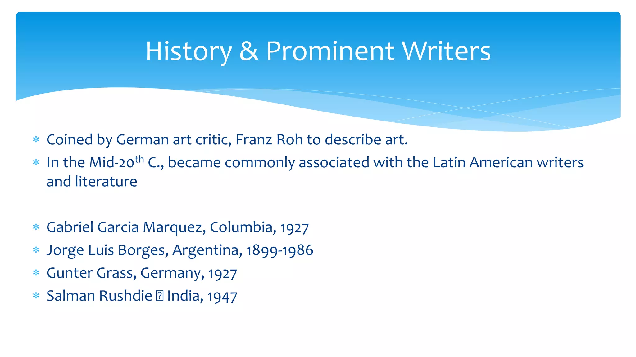 Magical Realism PPT.pptx