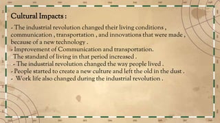 The Positive Impacts Of The Industrial Revolution | PPTX