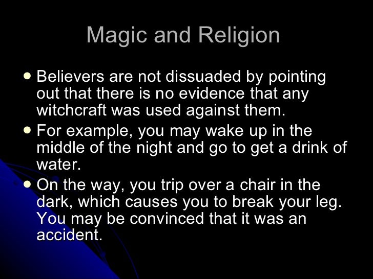 Magic and religion lecture