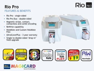 Impresora de Credenciales Magicard rio pro mexico | PPTX