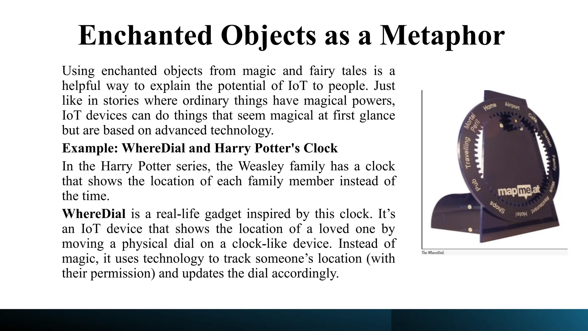 Magic as metaphor in Internet of Things. | PPTX