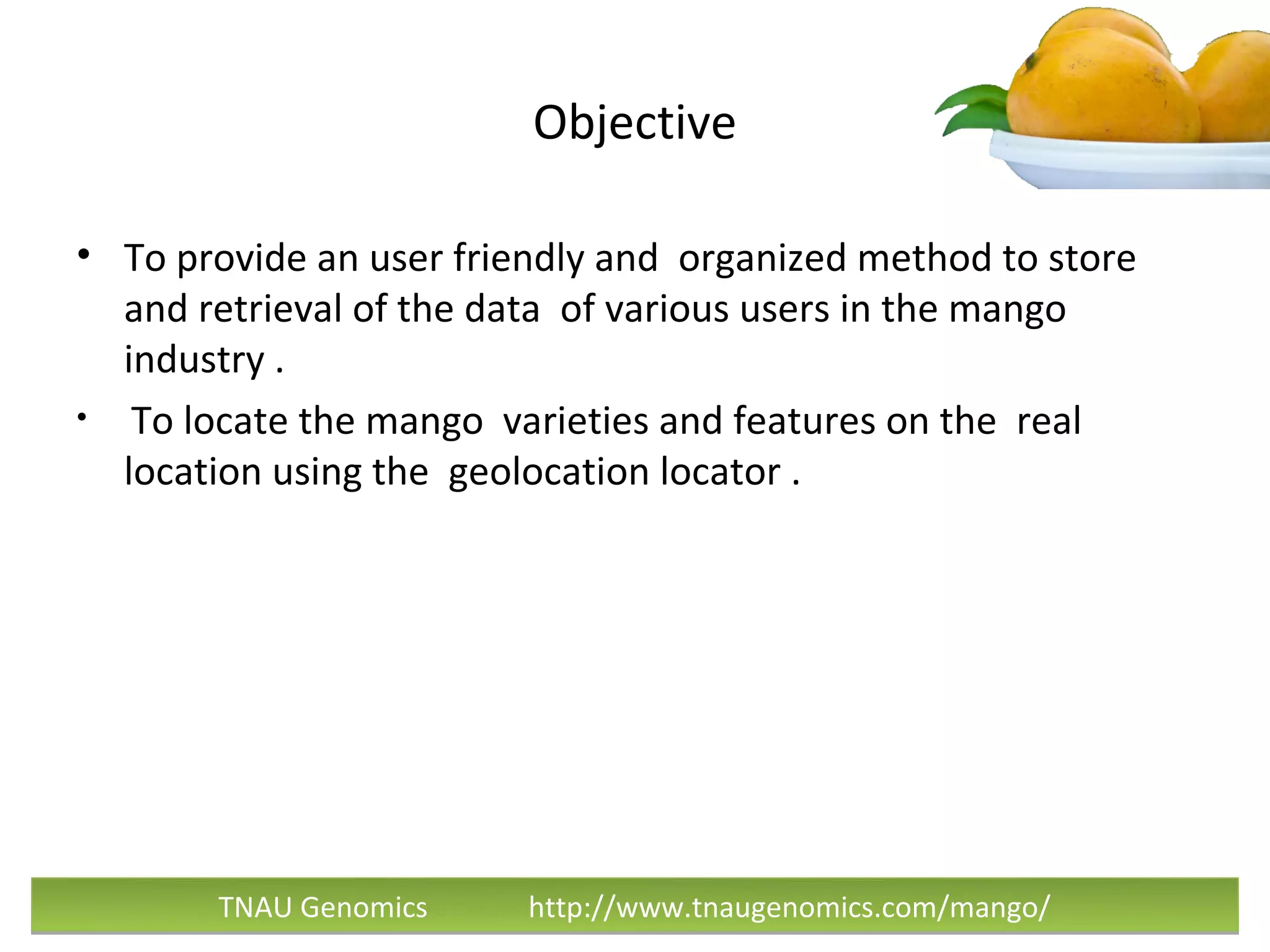 MAGICDB : Mango Genetic stocks Identification and Characterisation Data ...