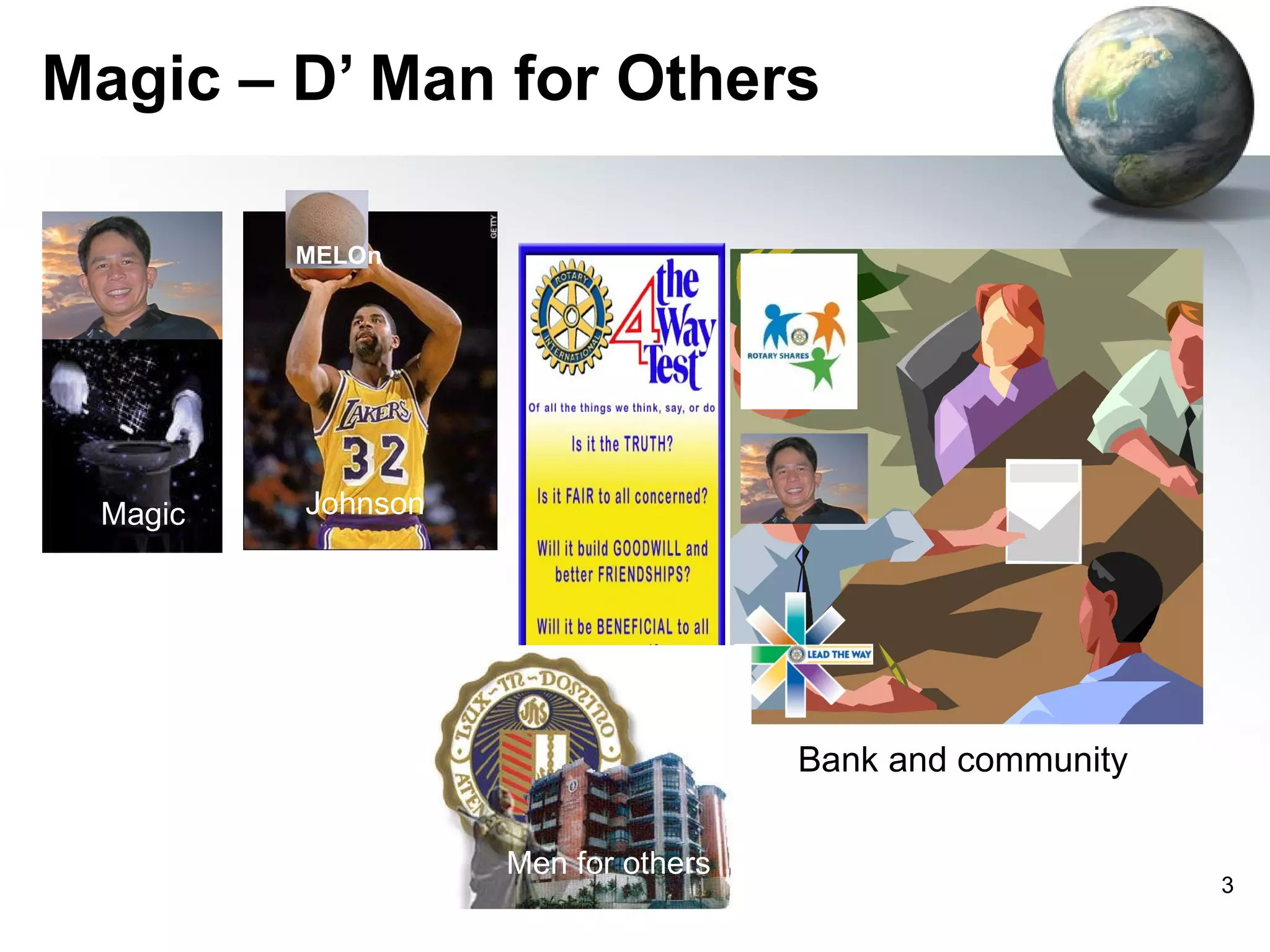 Magic d man for others | PPT