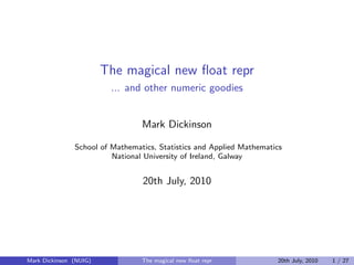 Magical float repr | PDF