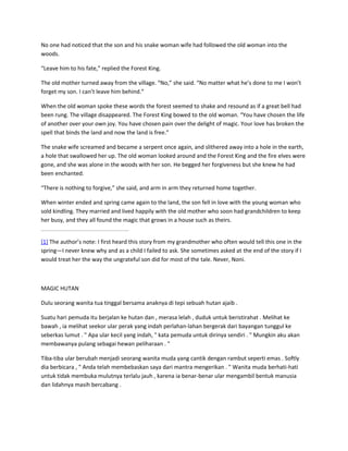 Magic Forest - Prose | DOC